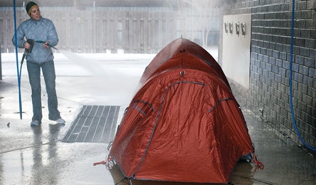 Gear Lab: Tents in a Pressure Washer
