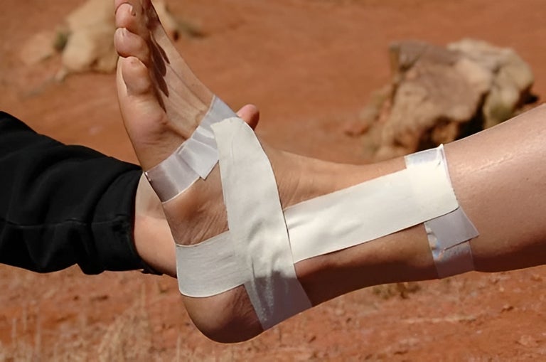 How to Tape an Ankle, Closed Basket Style - Backpacker