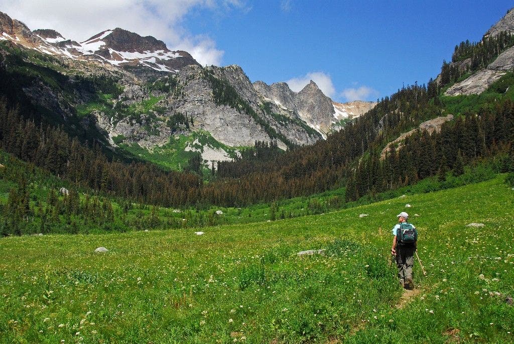 Glacier Peak Wilderness: Spider Meadow to Spider Glacier