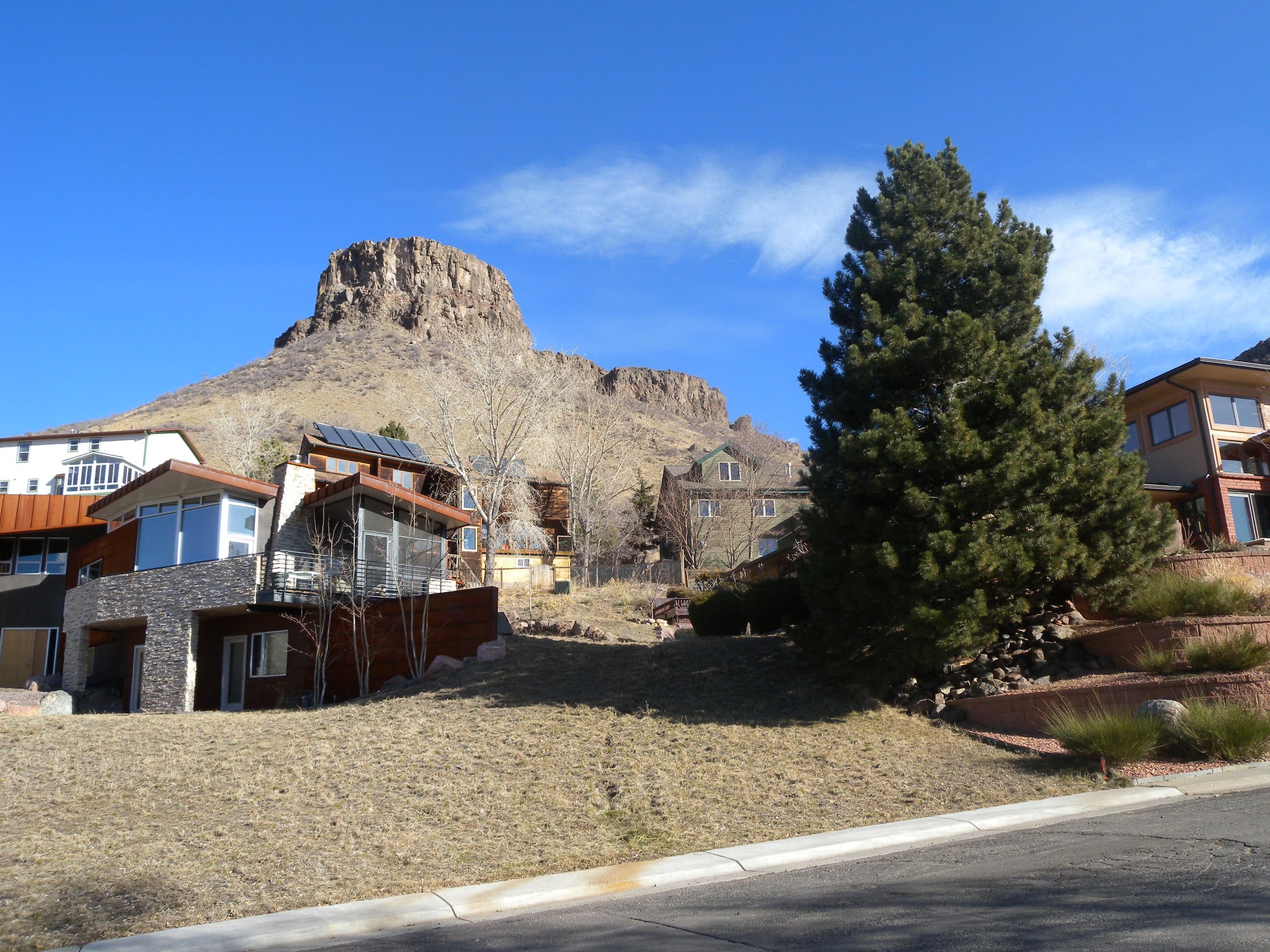 Hiking Golden's Castle Rock near Denver, CO