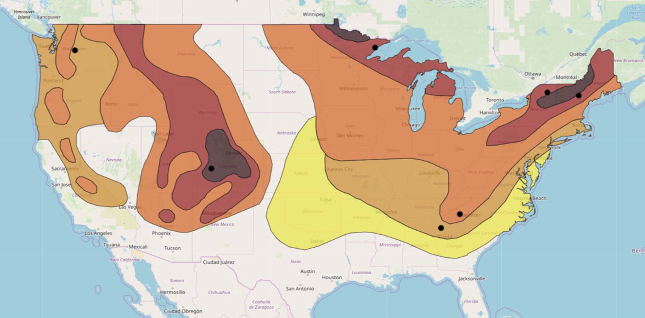 Interactive Map: The Best Fall Leaf Hikes in America