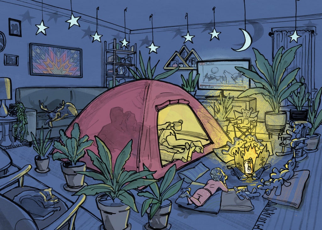 How to Turn your Living Room into the Coolest Campsite Ever - Backpacker