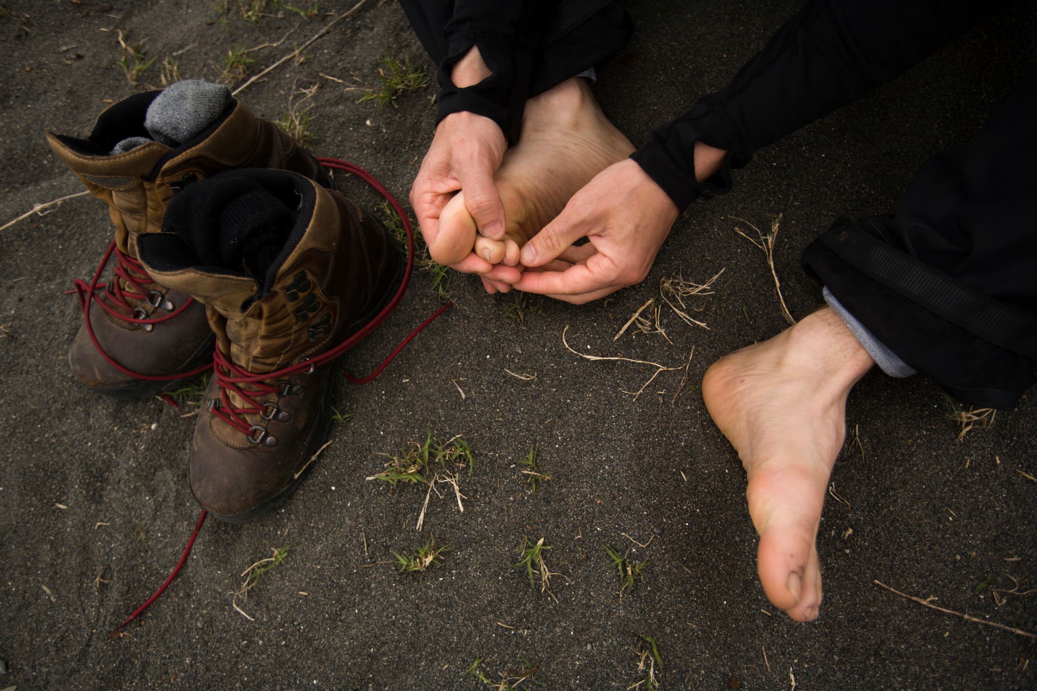 Foot Pics? Try Popping Your Partner's Trail Blister